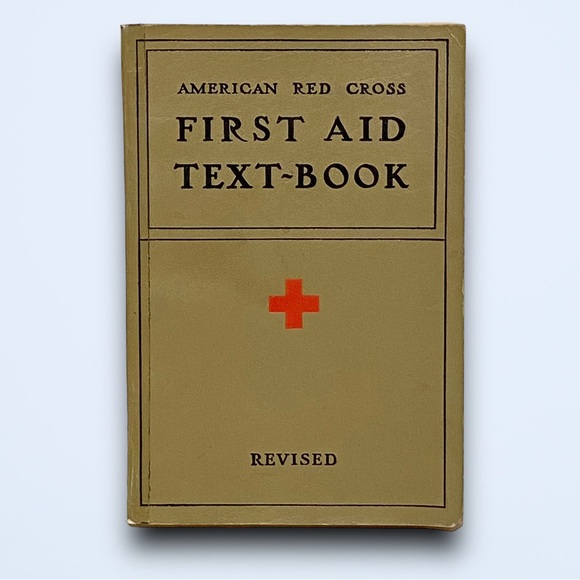 American Red Cross | Accents | Vintage 94 American Red Cross First Aid ...